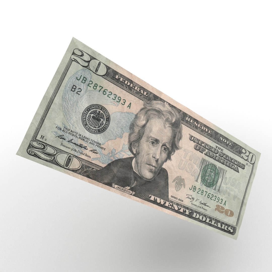 3ds Max Dollar Bill