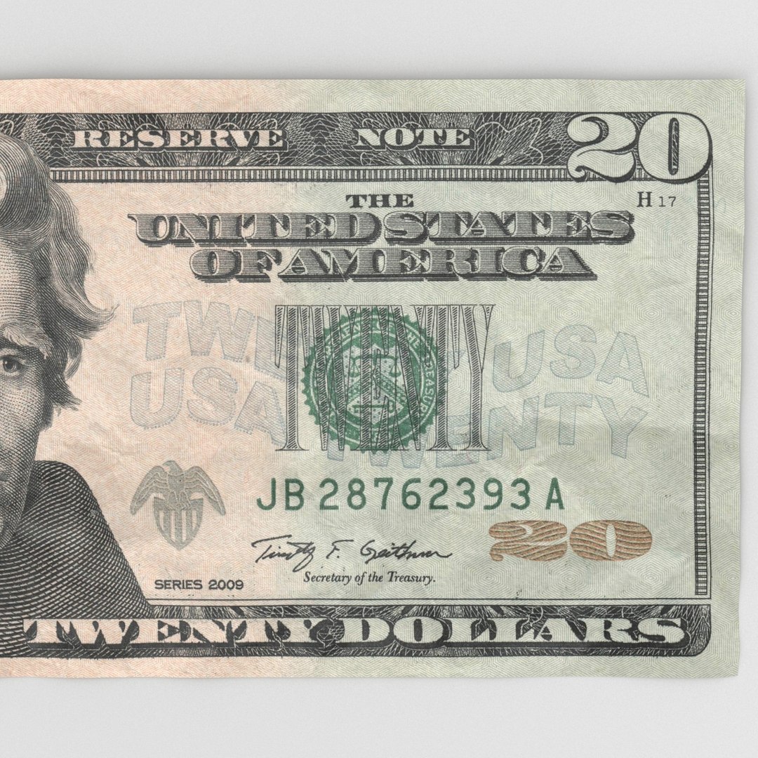 3ds Max Dollar Bill