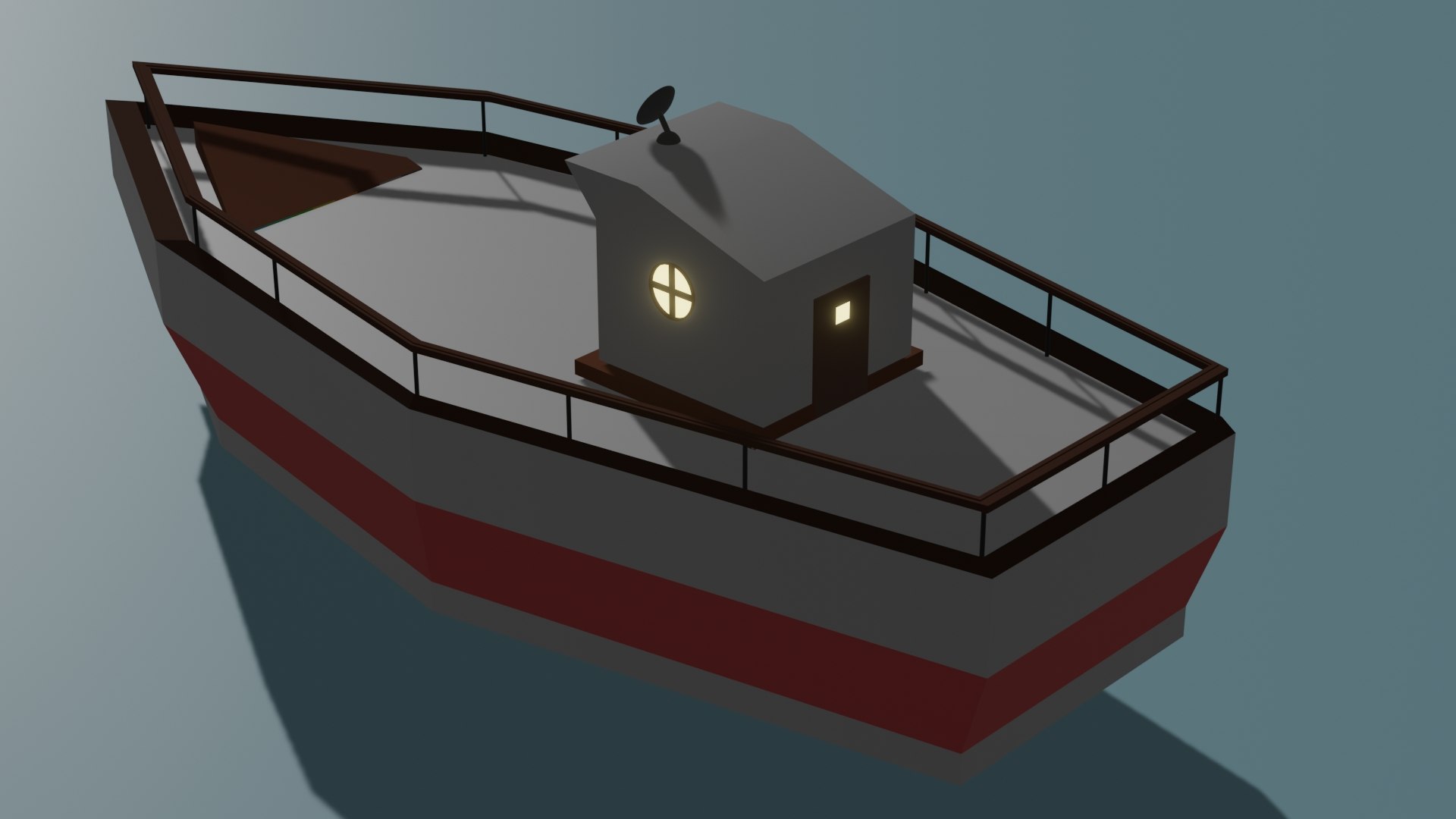 Boat Low-poly Low-poly 3D Model - TurboSquid 2042494