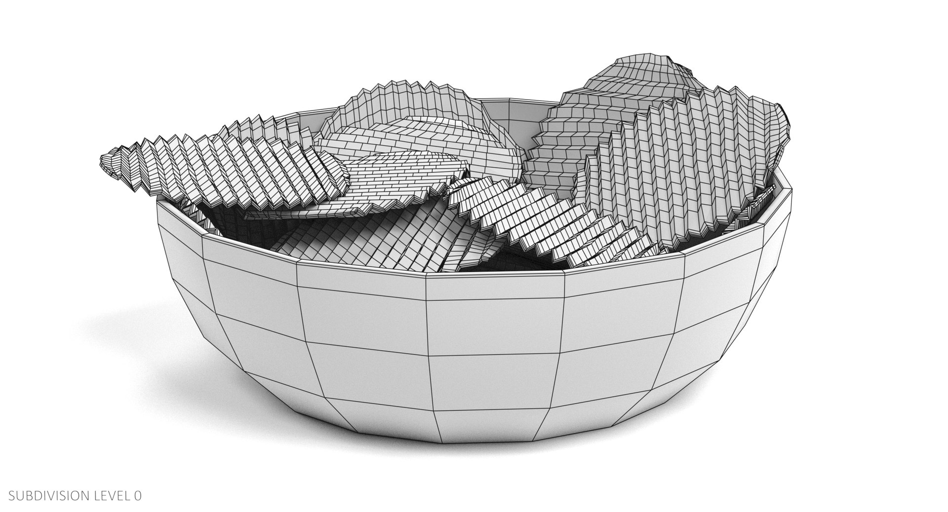 Potato Chips 3D - TurboSquid 1219882