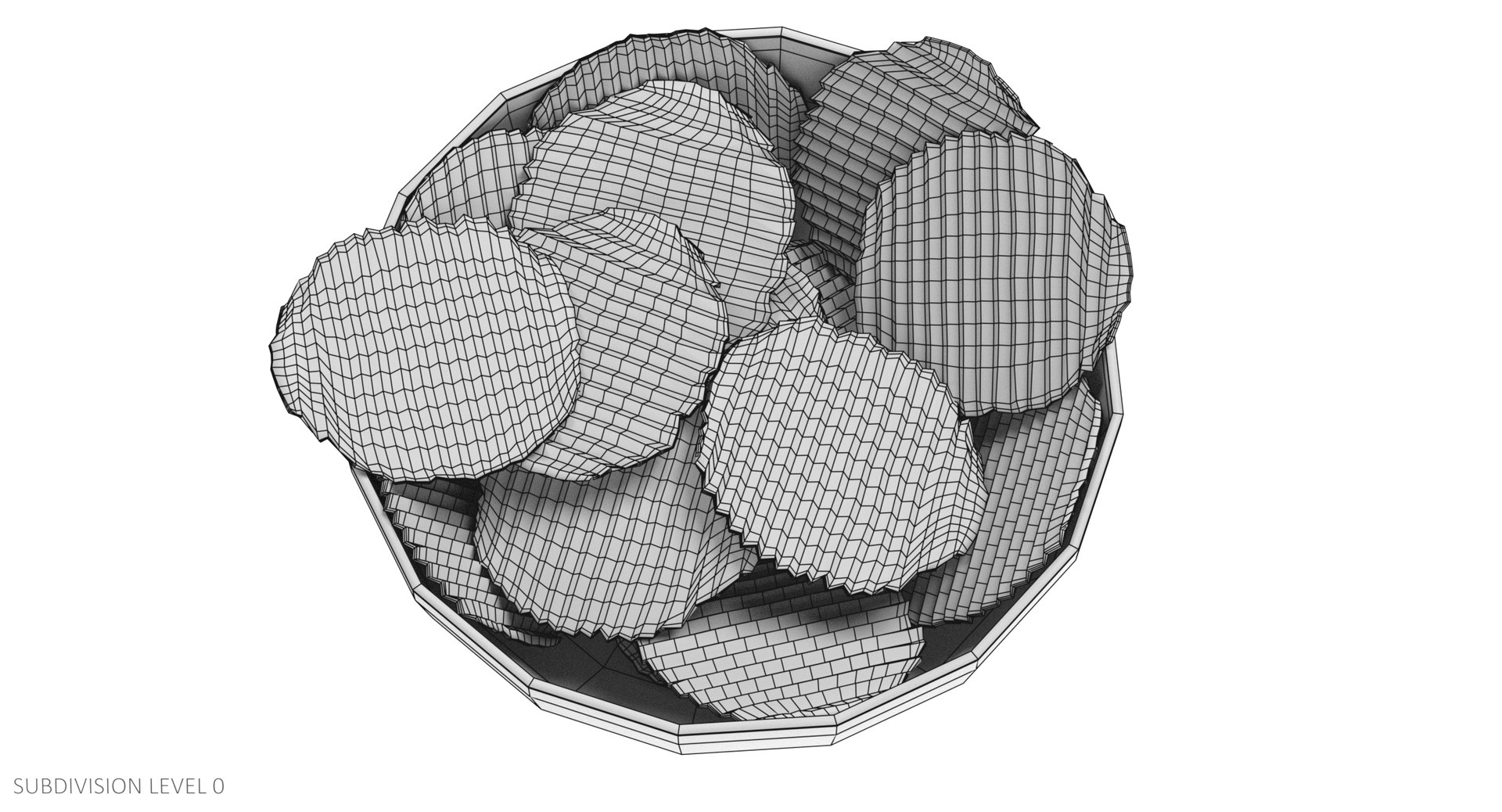 Potato Chips 3D - TurboSquid 1219882