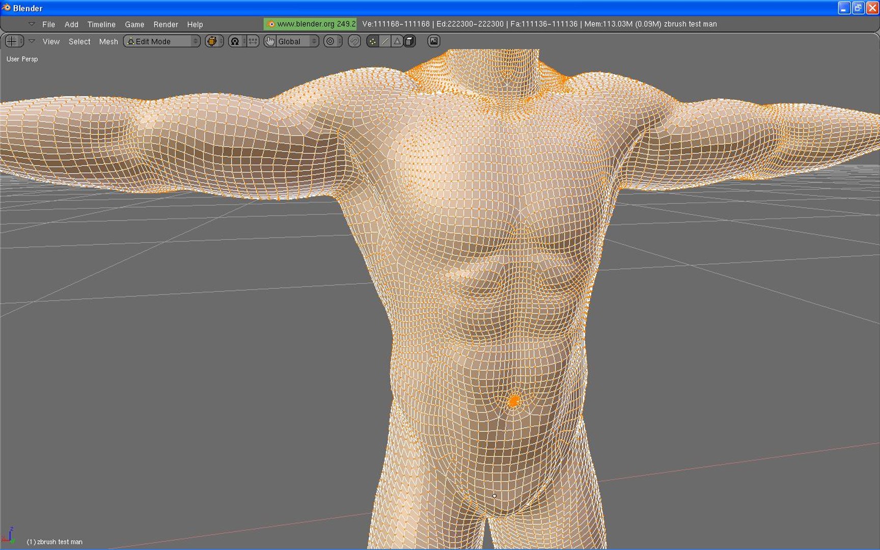 Realistic Male 3d Model