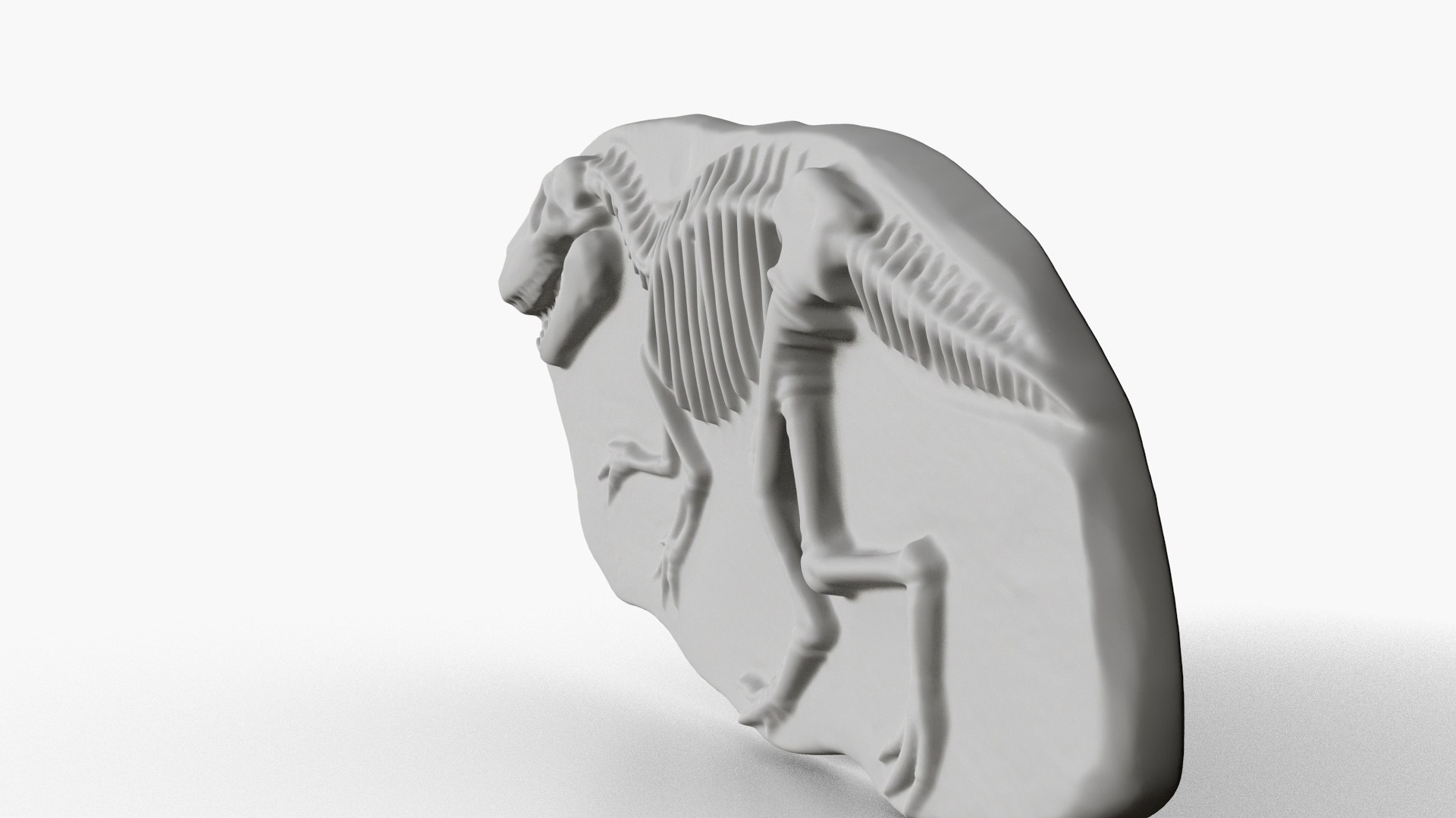 Dinosaur Fossil 007 3D Model - TurboSquid 2298335