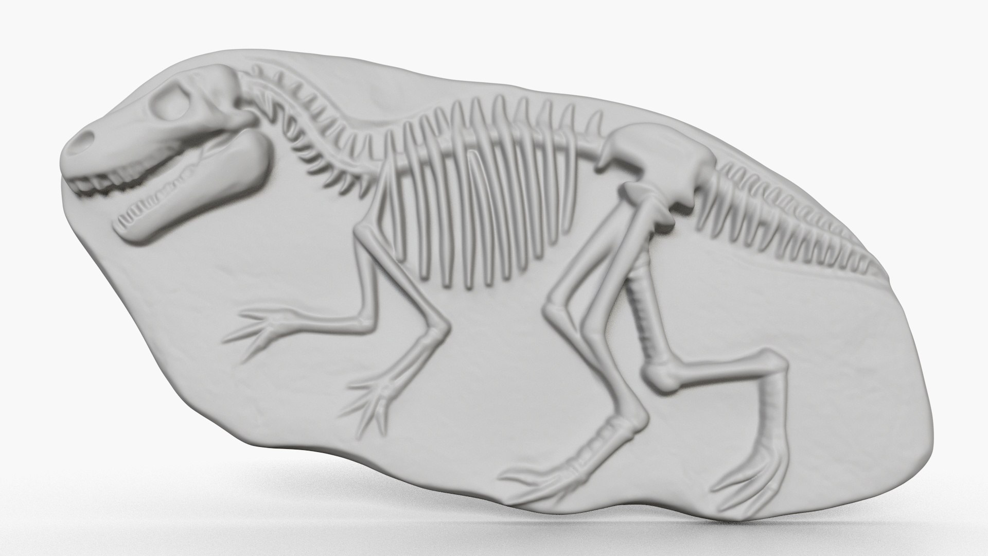 Dinosaur Fossil 007 3D Model - TurboSquid 2298335