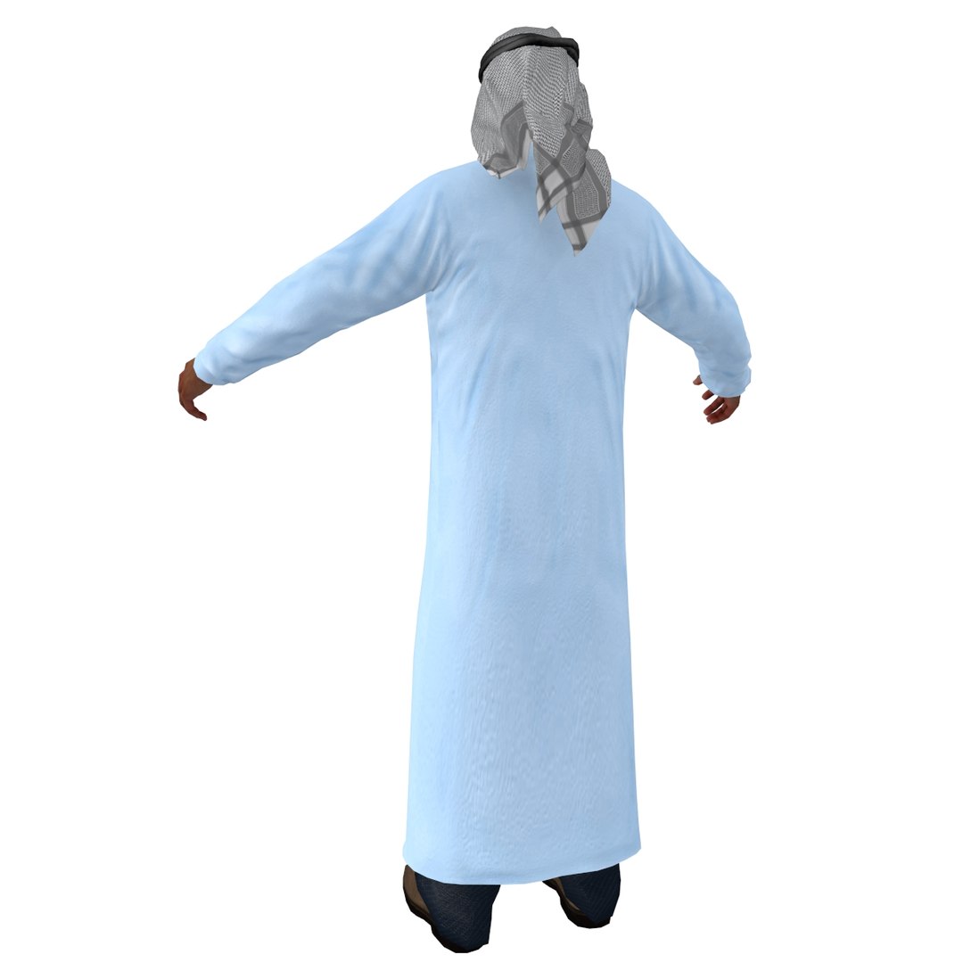 3d Model Of Arab Man