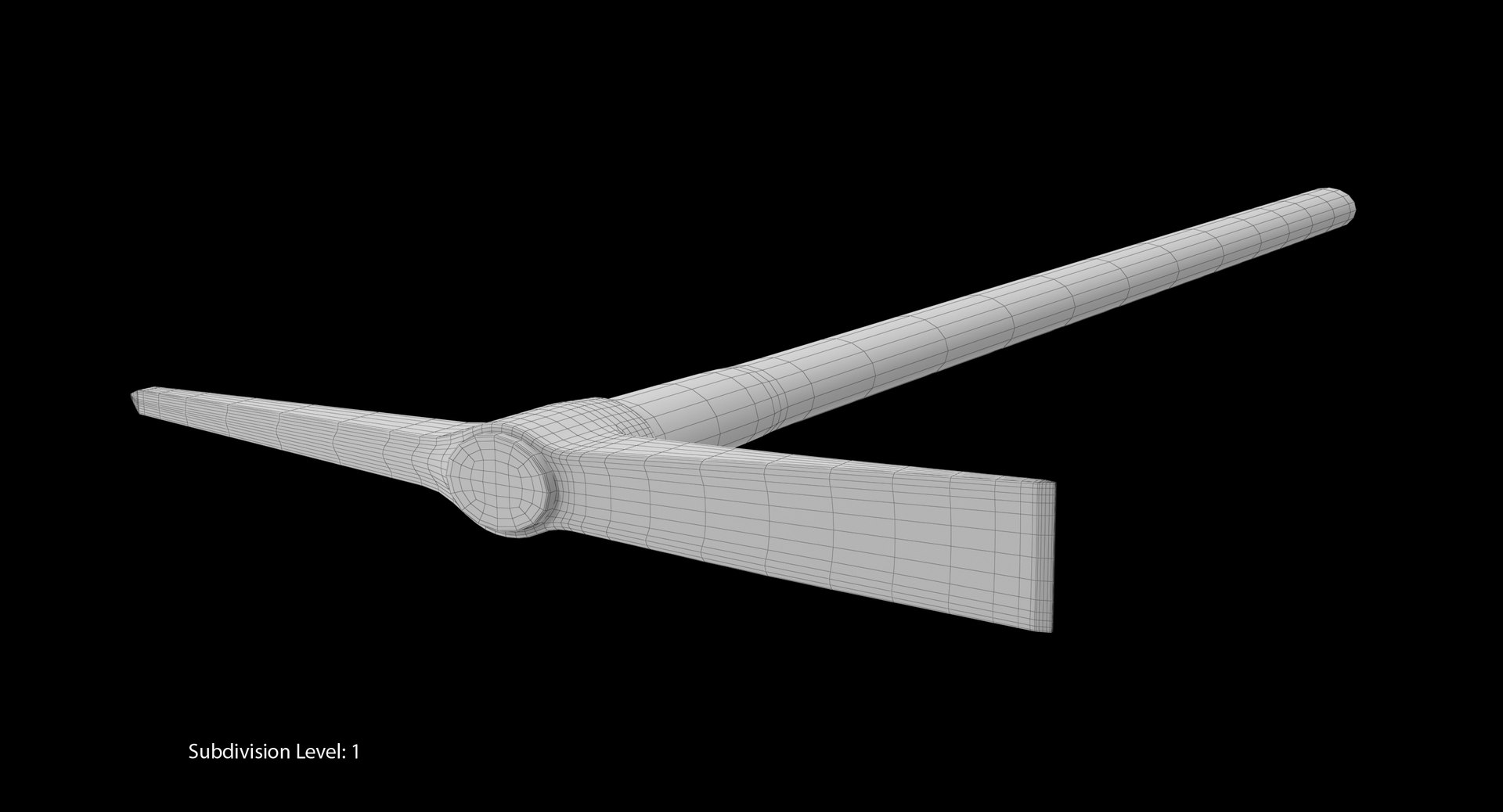 3D Pick Axe Pickaxe - TurboSquid 1411355