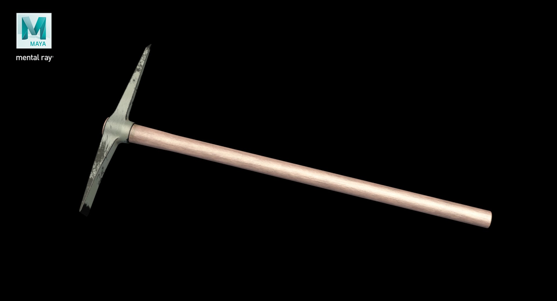 3D Pick Axe Pickaxe - TurboSquid 1411355