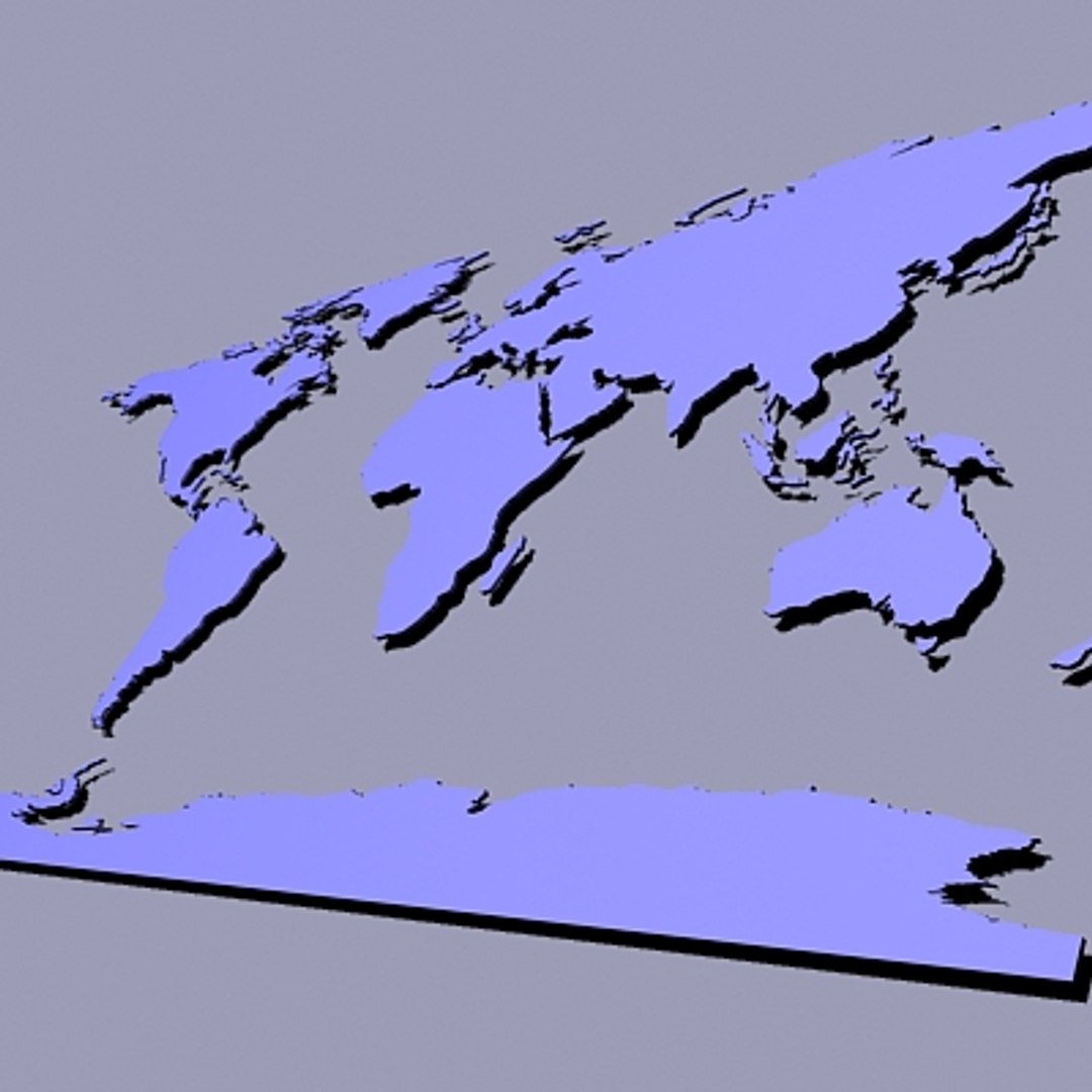 globe earth world 3d model
