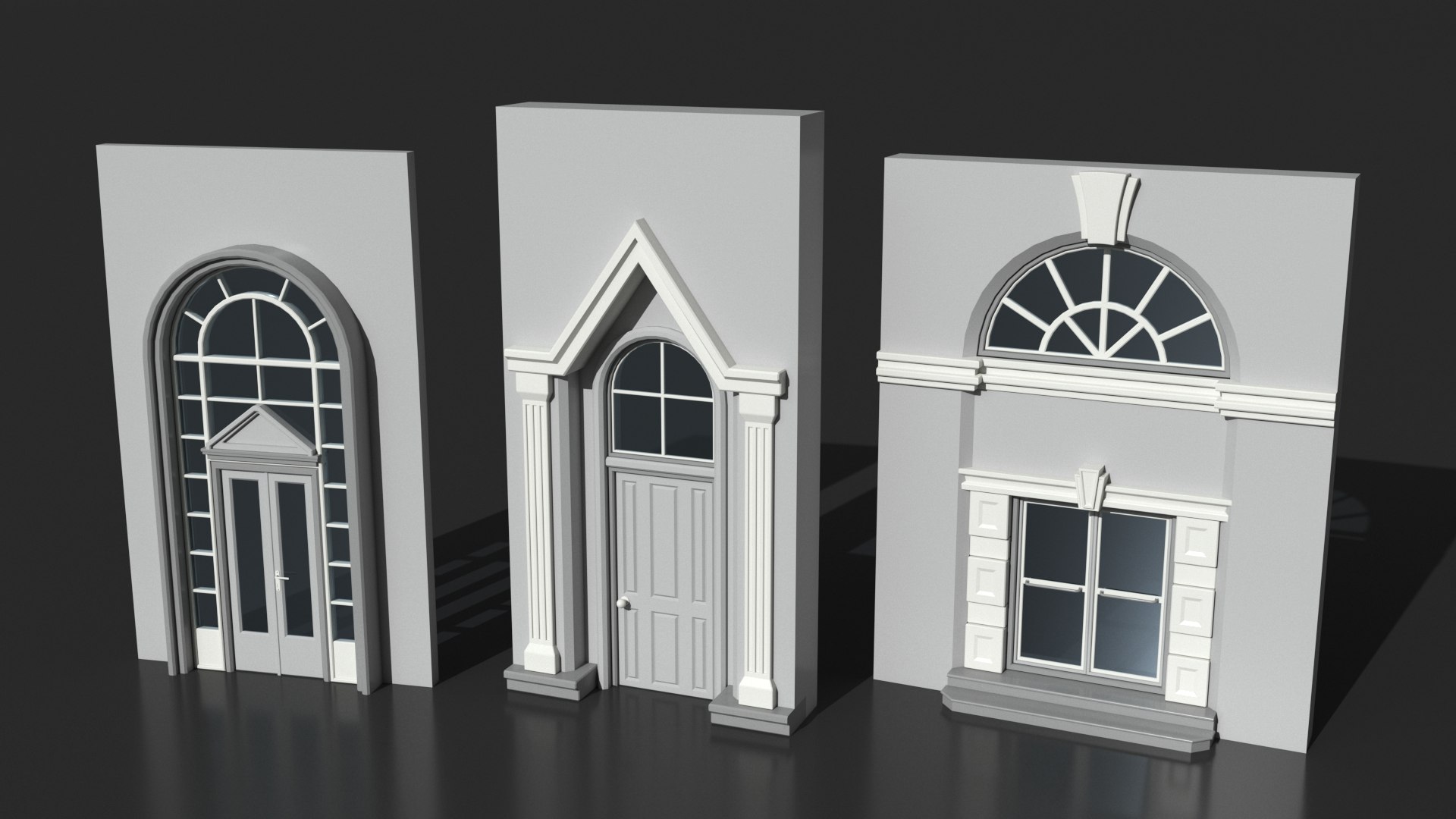 3D Doors Collection - 120 Pieces Model - TurboSquid 2049616