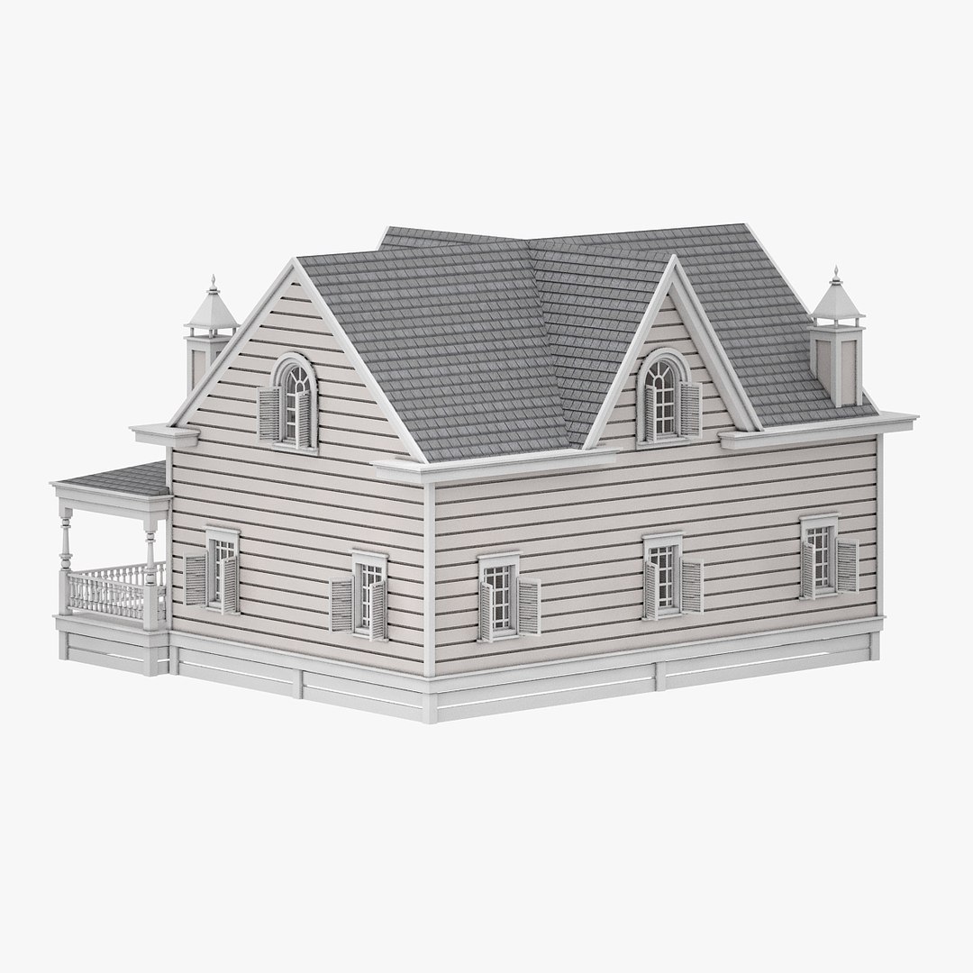 3D Model Cottage House Home - TurboSquid 1285392
