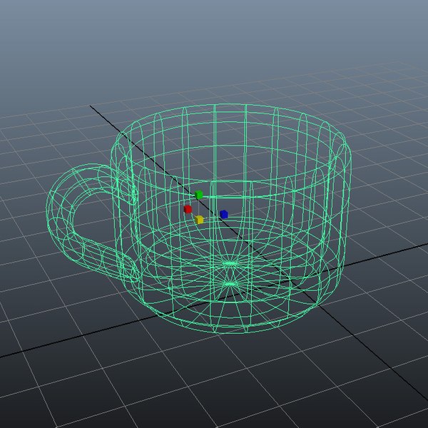 3d model coffee table cup