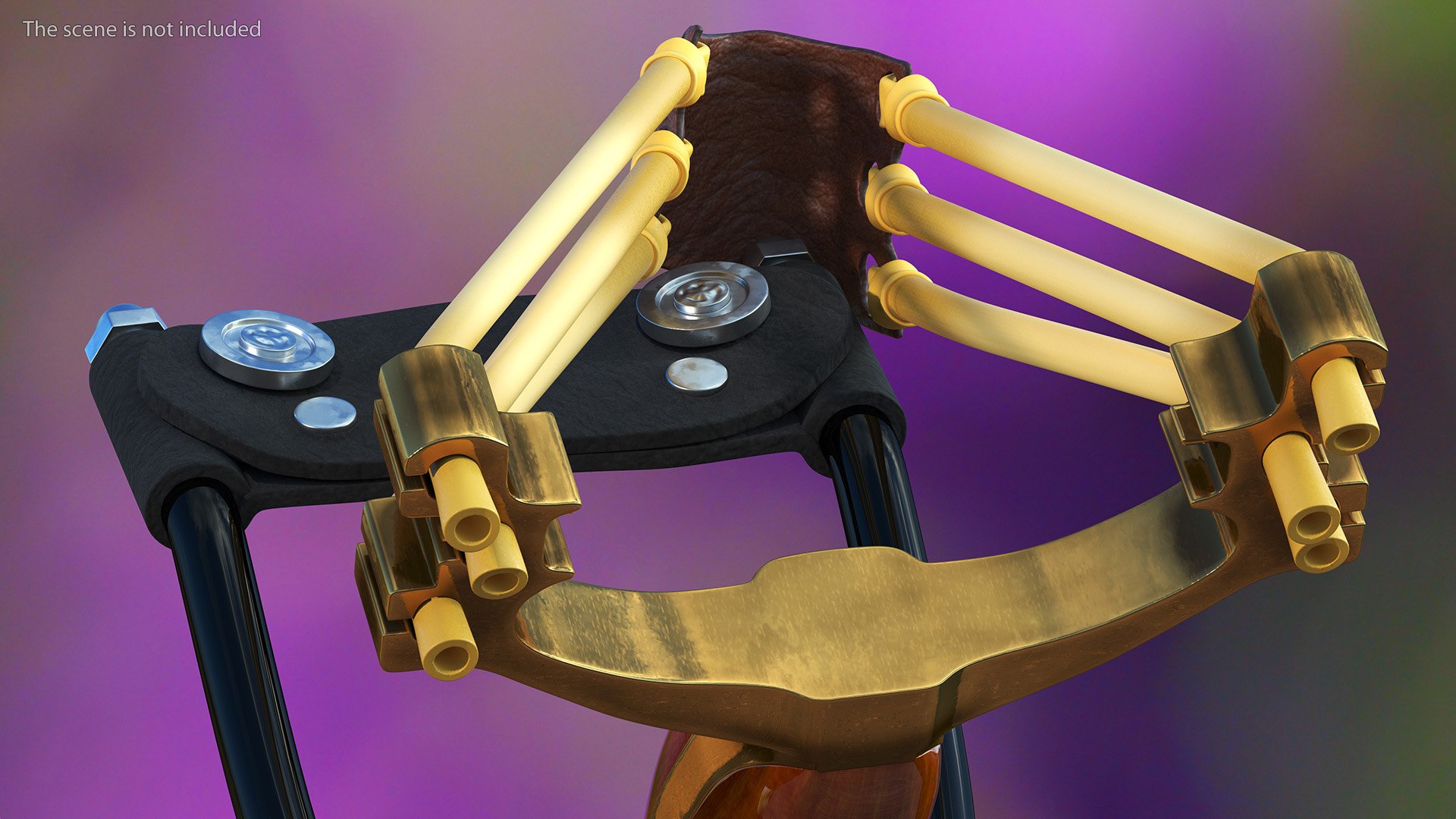 Stretched Folding Slingshot Wood Model - TurboSquid 2115351