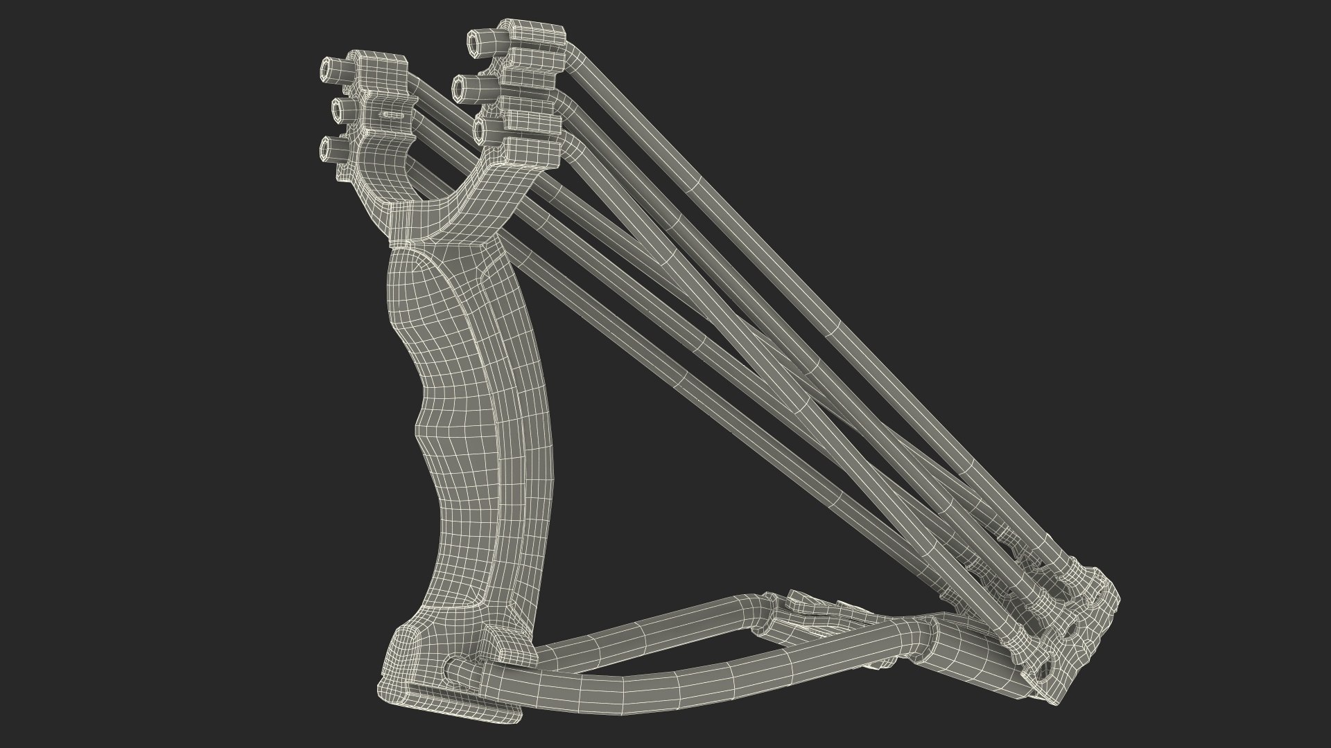 Stretched Folding Slingshot Wood Model - TurboSquid 2115351