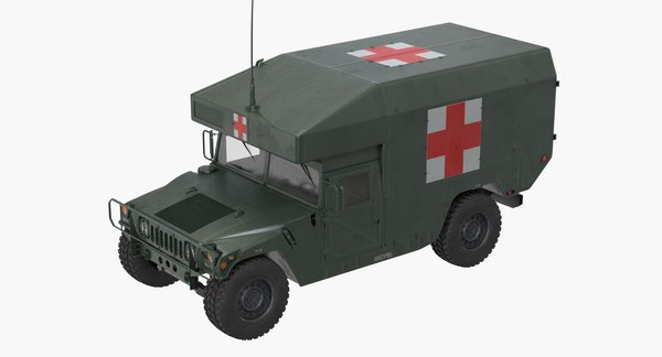 3D model military ambulance rigged - TurboSquid 1478303