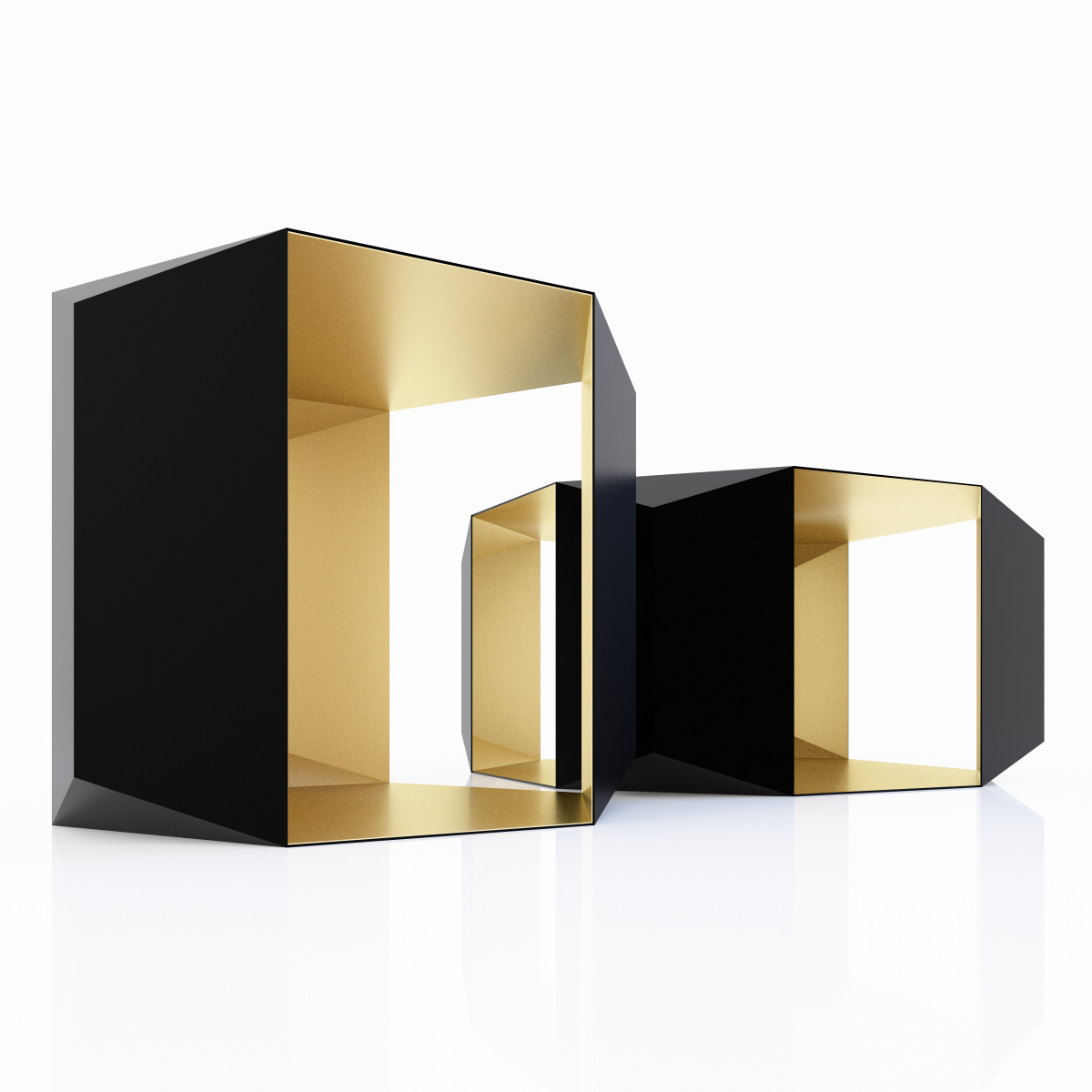 3d donghia origami tables model