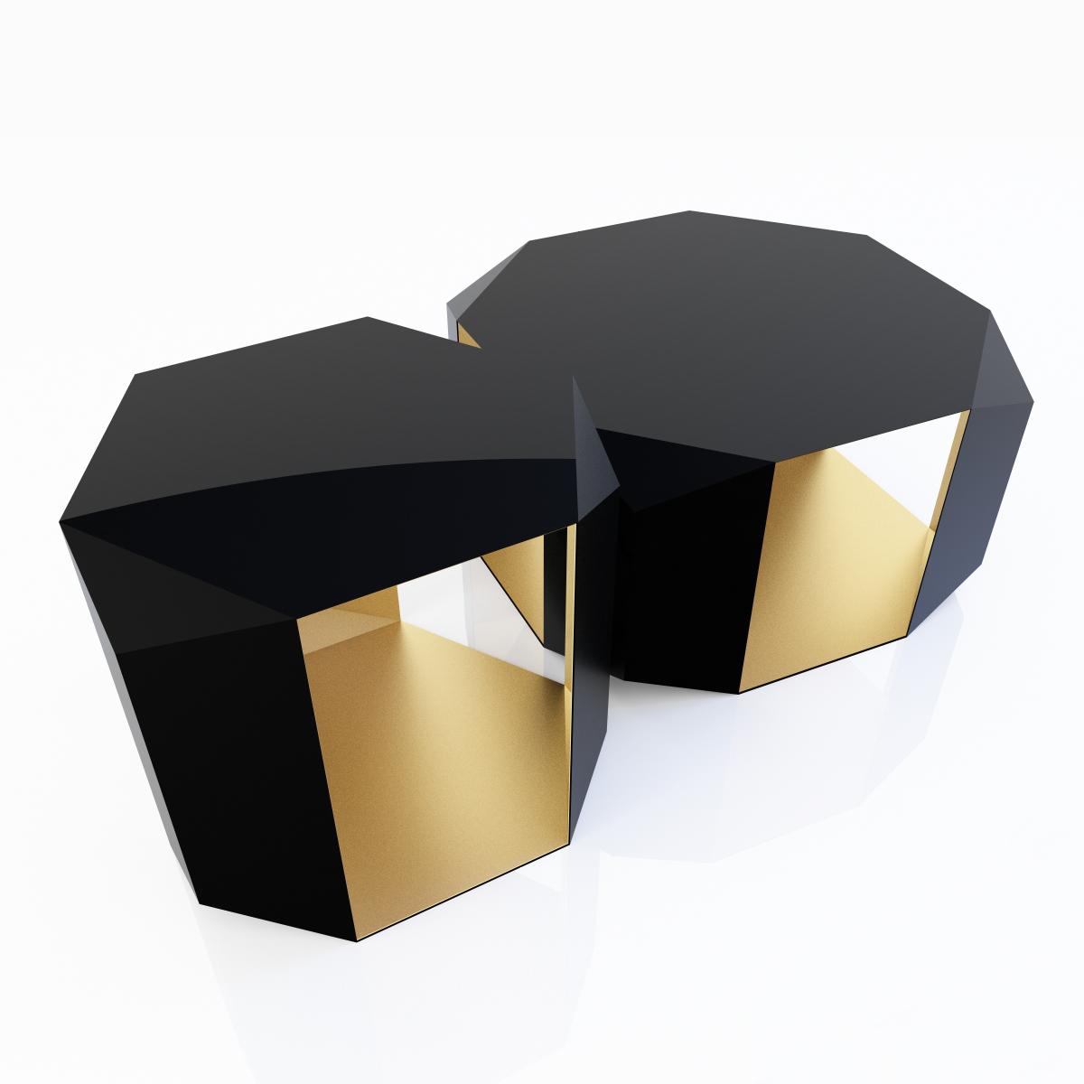 3d donghia origami tables model