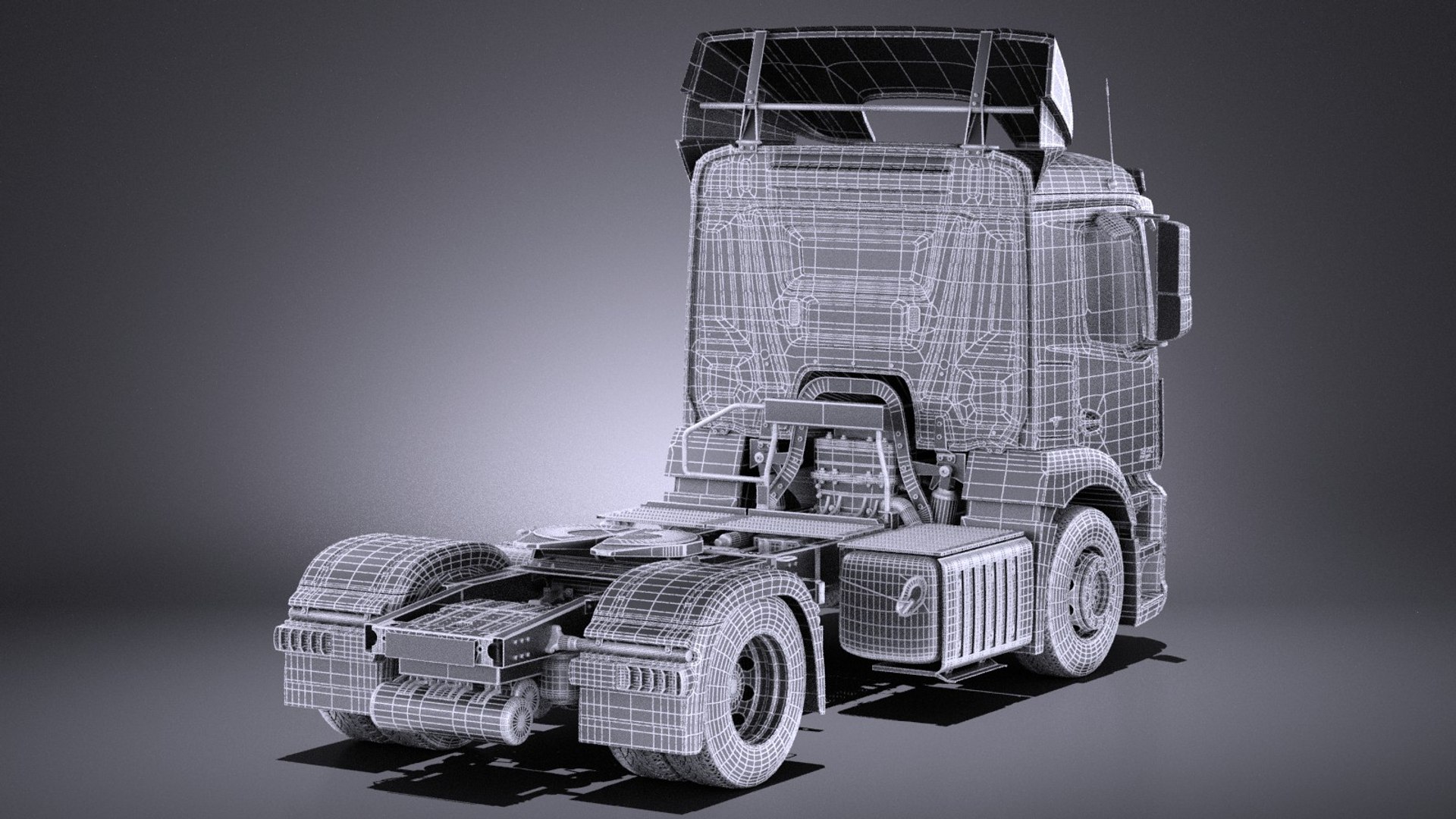 3D 2016 Mercedes Truck | 1144519 | TurboSquid