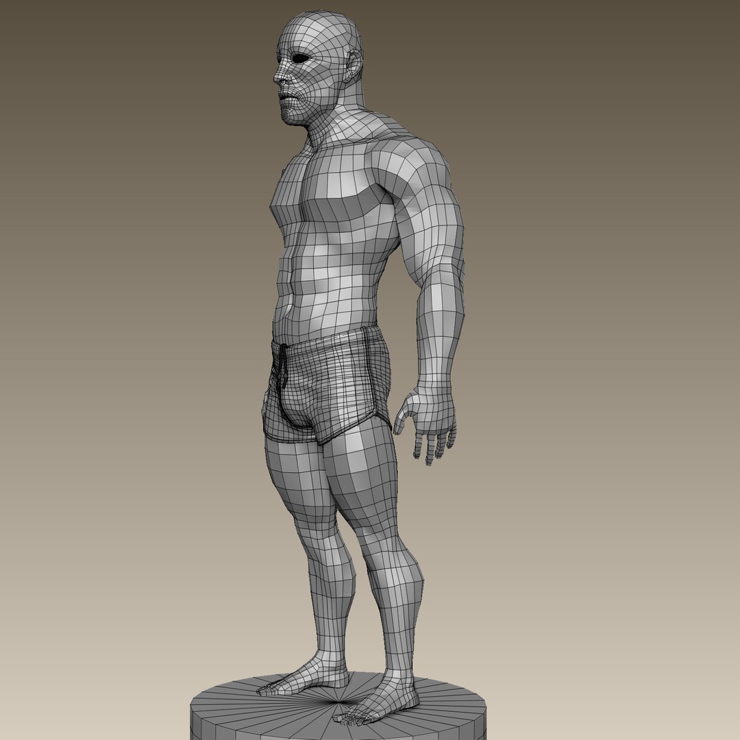 3d Model Feet Body
