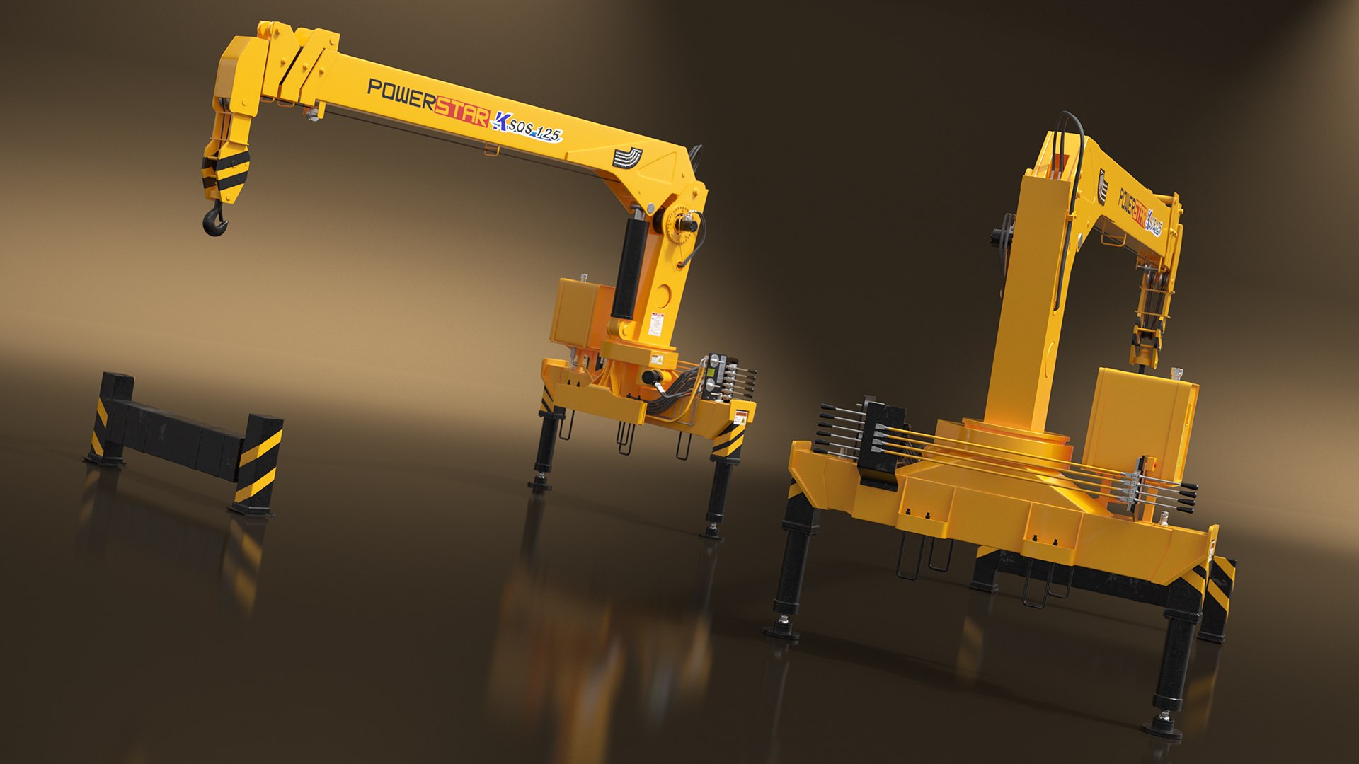 PowerStar SQS 125 Manipulator Boom Crane 3D Model - TurboSquid 2410535