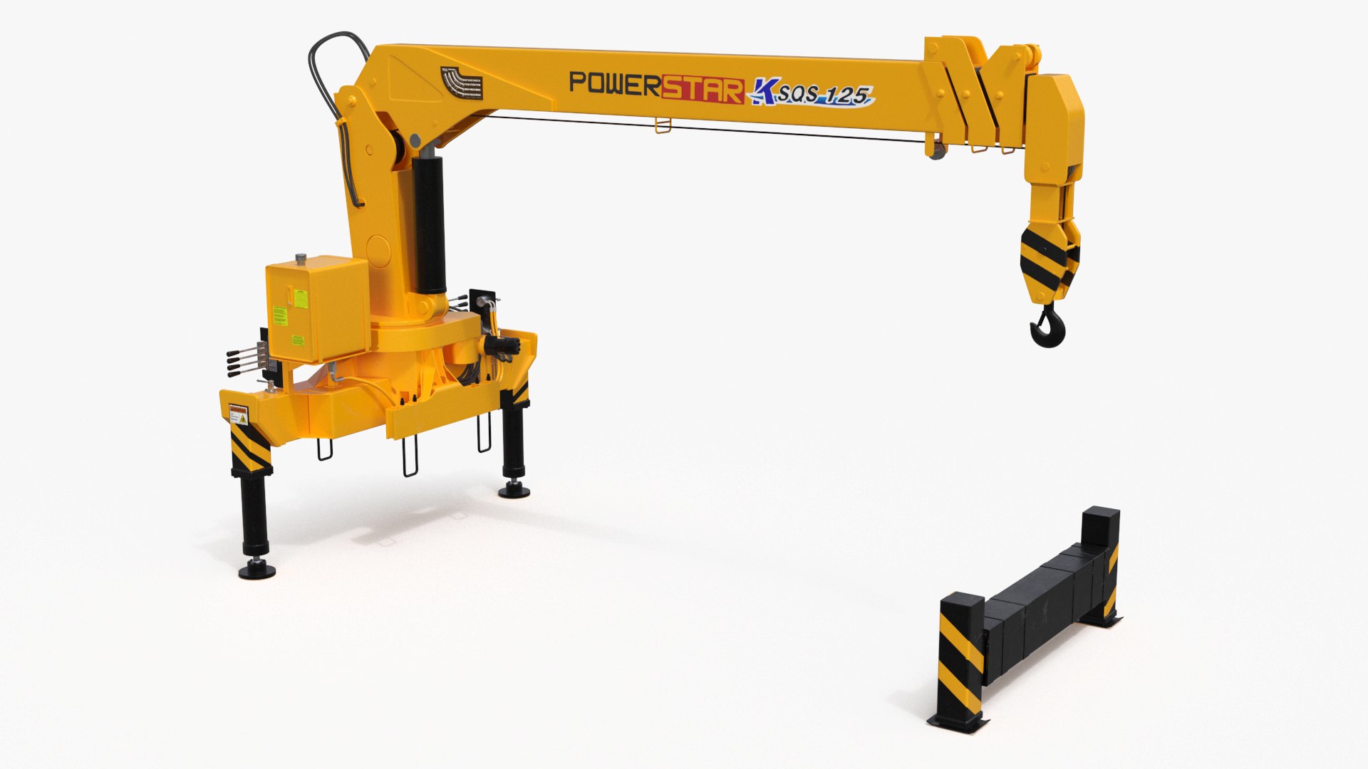 PowerStar SQS 125 Manipulator Boom Crane 3D Model - TurboSquid 2410535