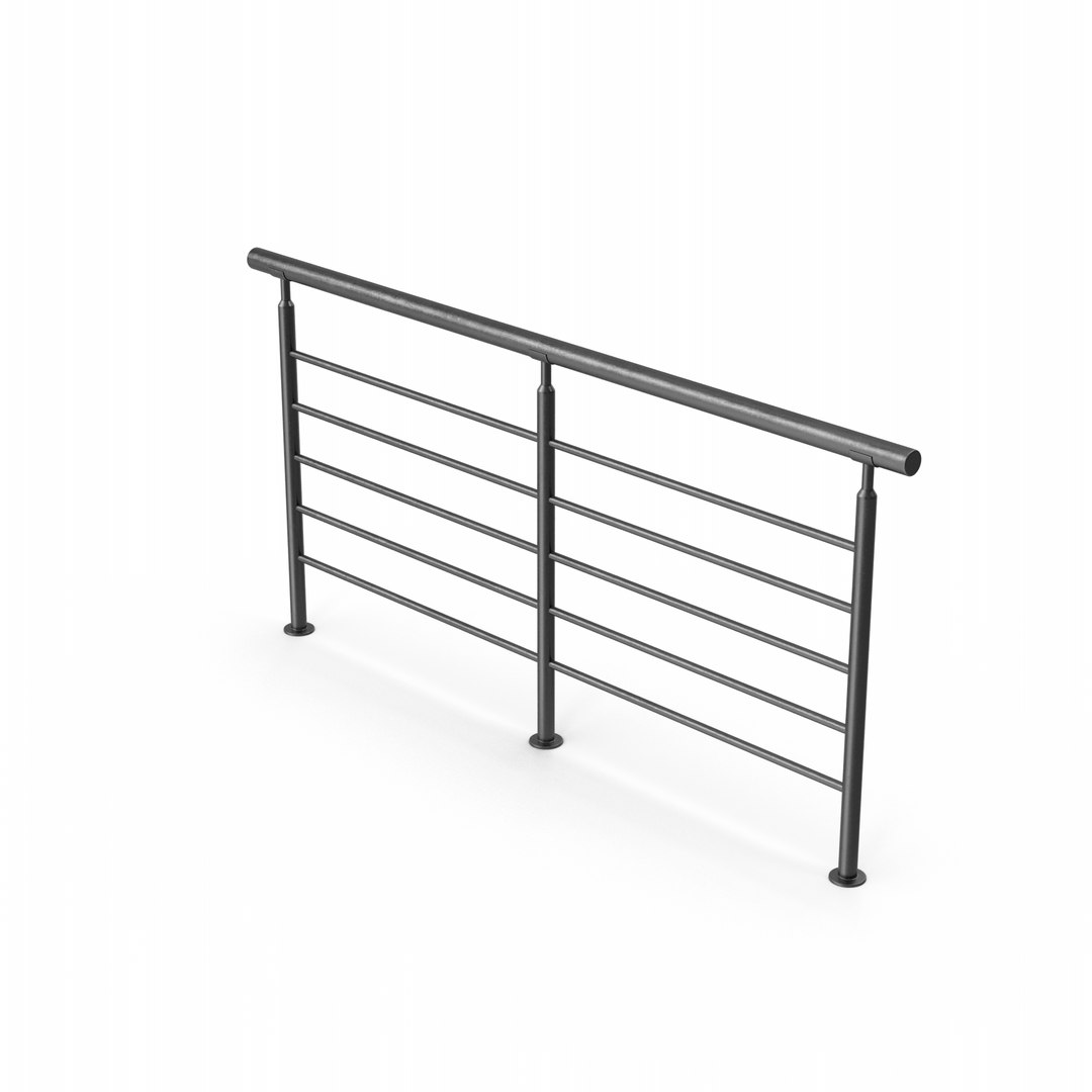 Metal Star Railings 3D Model - TurboSquid 2214185