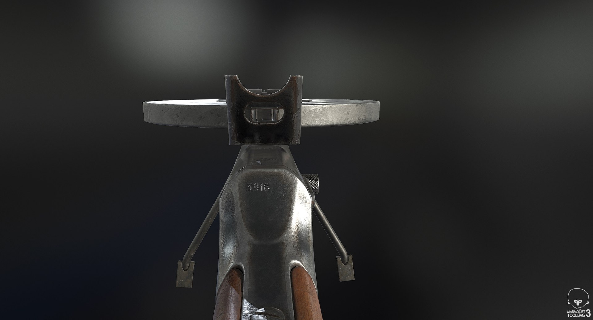 dp-28 7 weapon 3d model