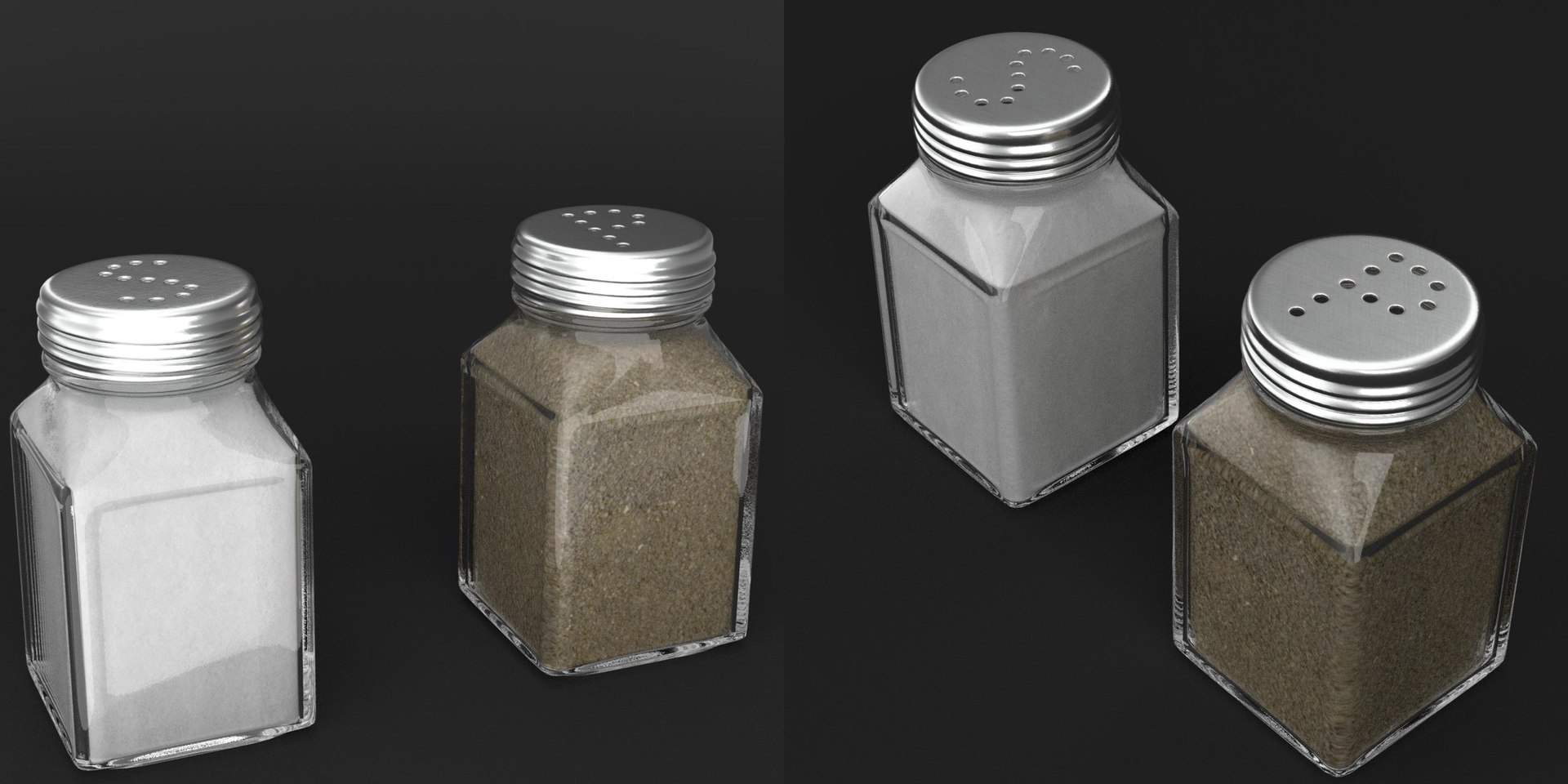 3D Model Salt And Pepper 2 - TurboSquid 1941284