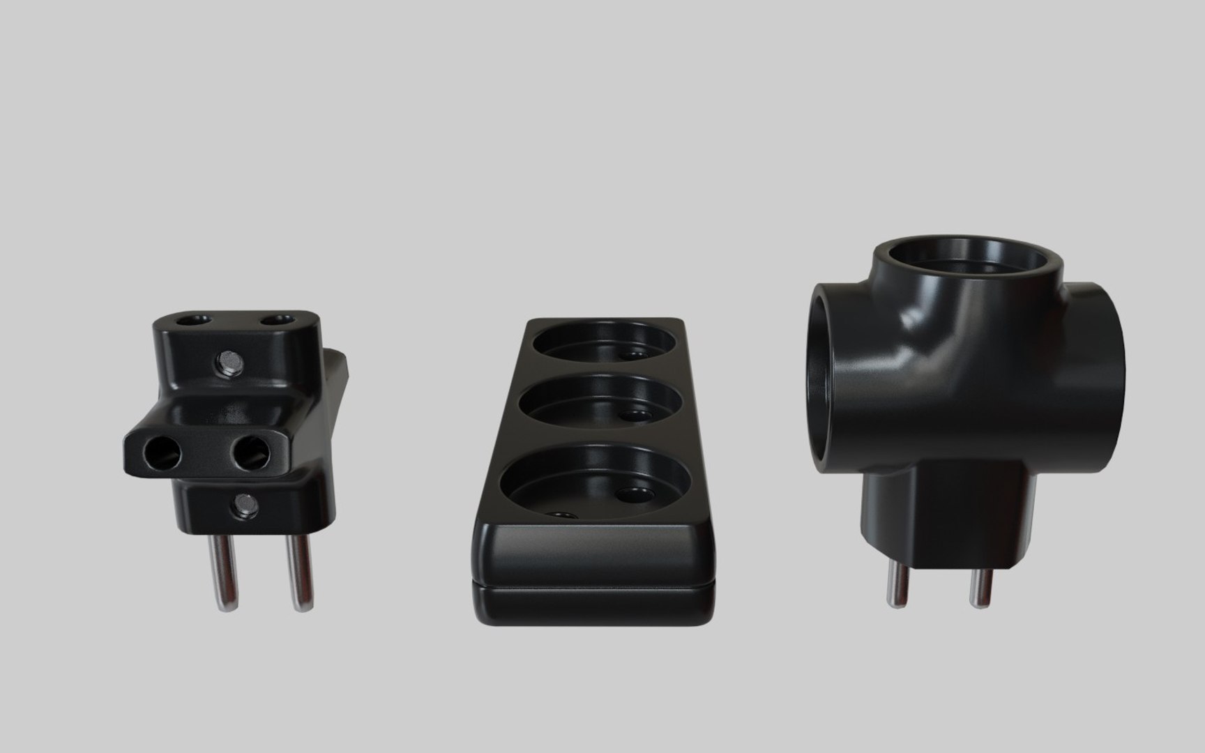 3D Model Electrical Tees - TurboSquid 1230224