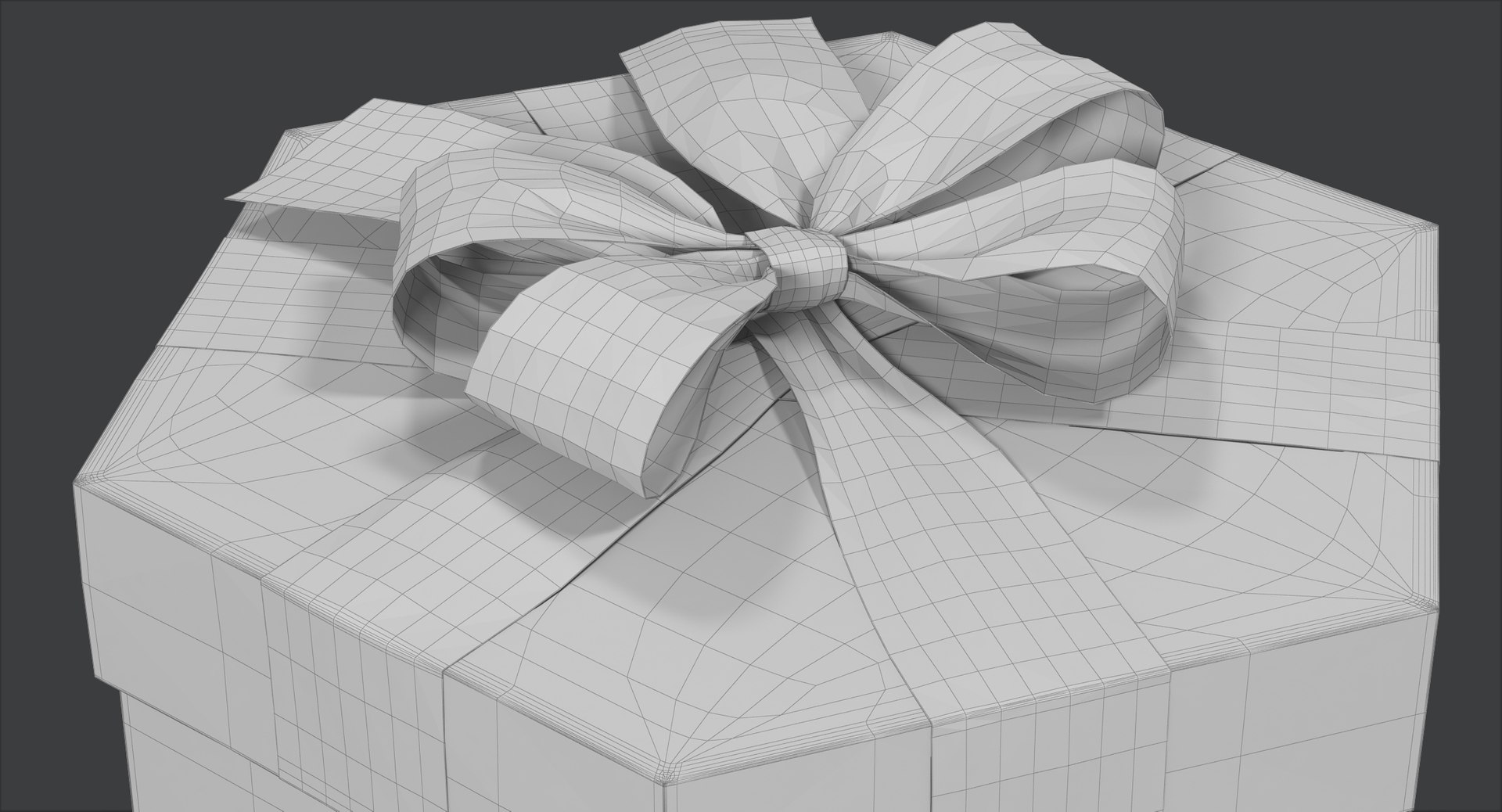 3D Hexagon Silver Chevron Gift Box - TurboSquid 1605566