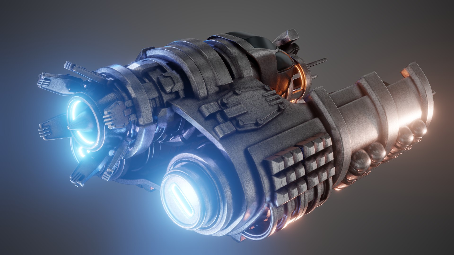 Spaceship Engine 3D - TurboSquid 1615441