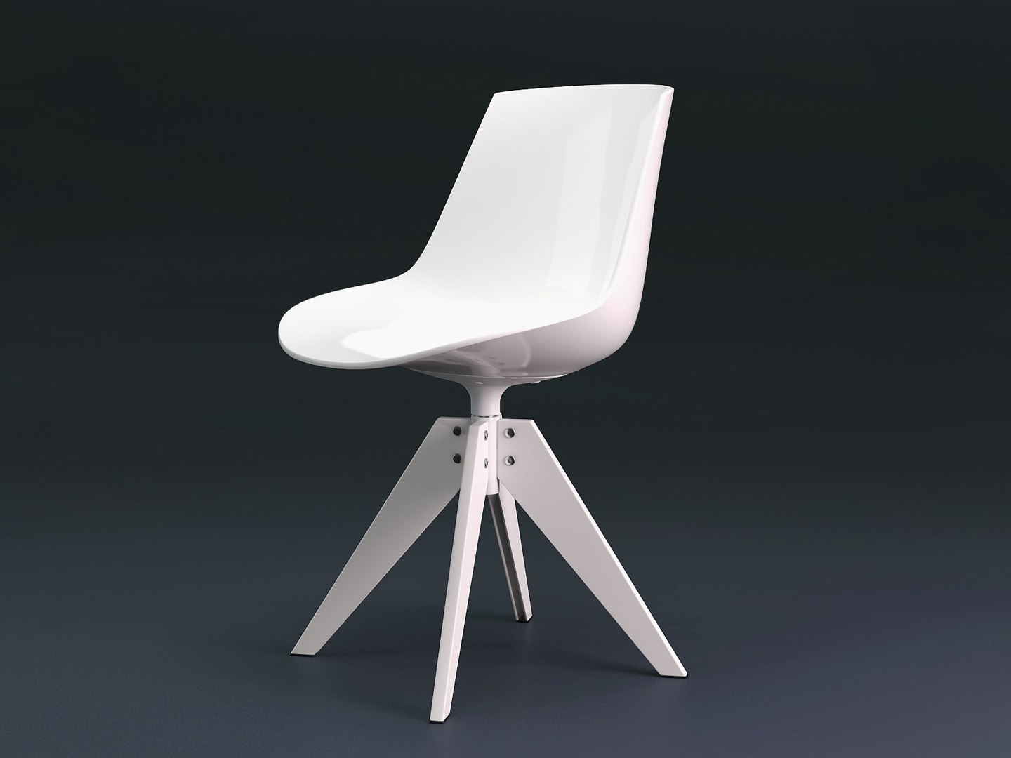 Flow Chair Vn 4-legged Model - TurboSquid 1162743