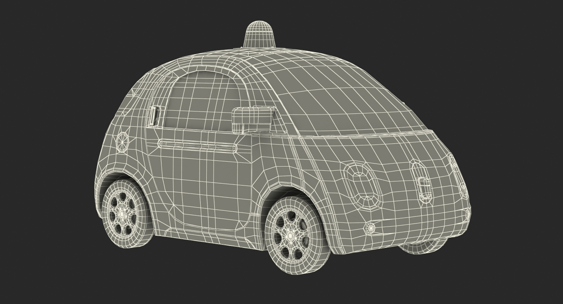 3D Waymo Self Driving Car Model - TurboSquid 1264950