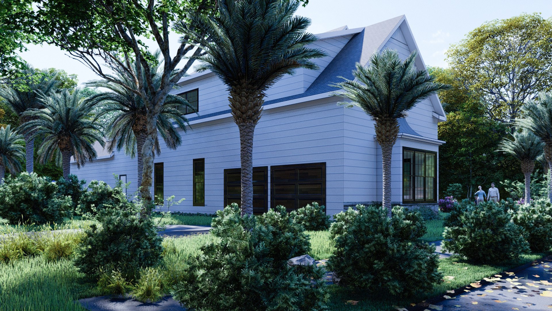 Euro House Design Model - TurboSquid 1601472