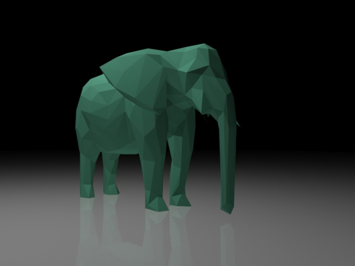 Free Elephant Geometric Model - TurboSquid 1369839