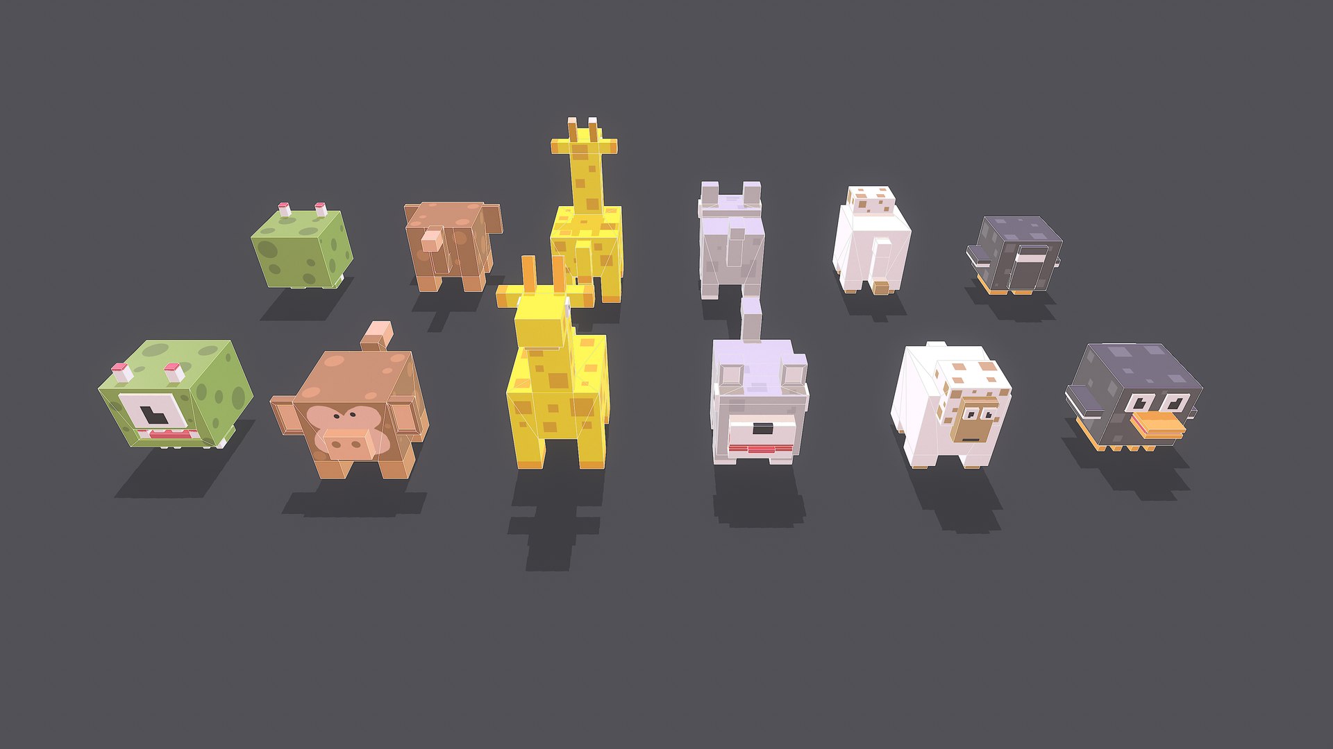 3D Cartoon Animal Pack 04 - TurboSquid 1954034