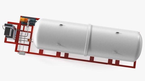 modelo 3d Estación de servicio móvil de GNL - TurboSquid 1987013