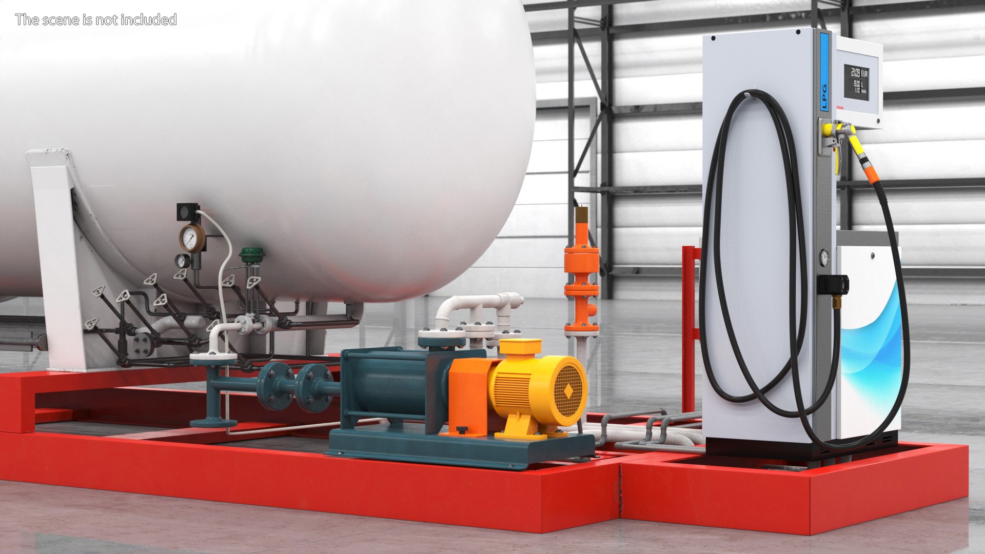 3D LNG Mobile Refueling Station - TurboSquid 1987013