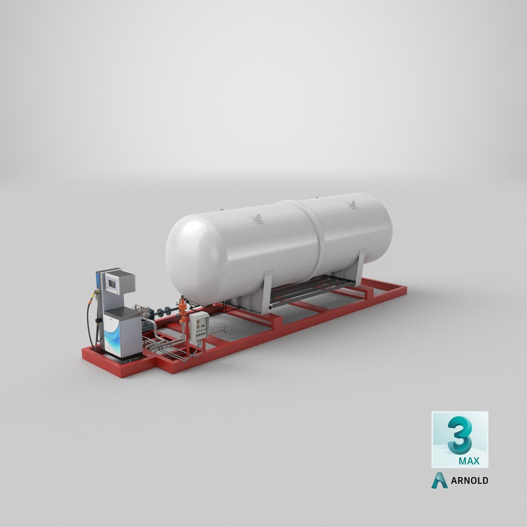 3D LNG Mobile Refueling Station - TurboSquid 1987013