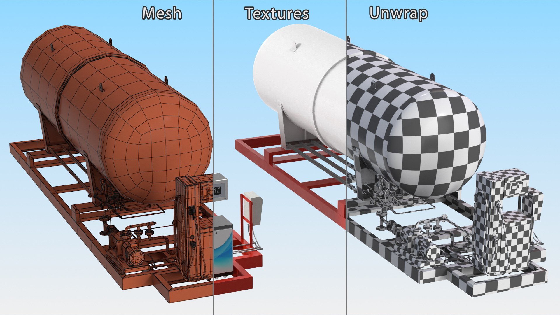 3D LNG Mobile Refueling Station - TurboSquid 1987013