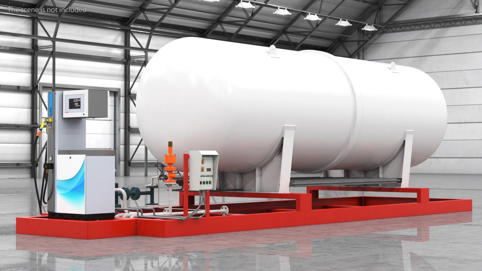 3D LNG Mobile Refueling Station - TurboSquid 1987013