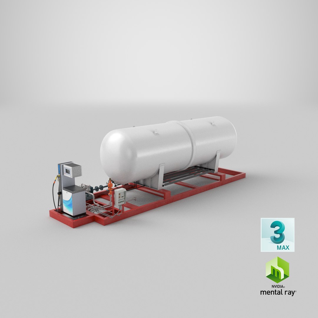 3D LNG Mobile Refueling Station - TurboSquid 1987013