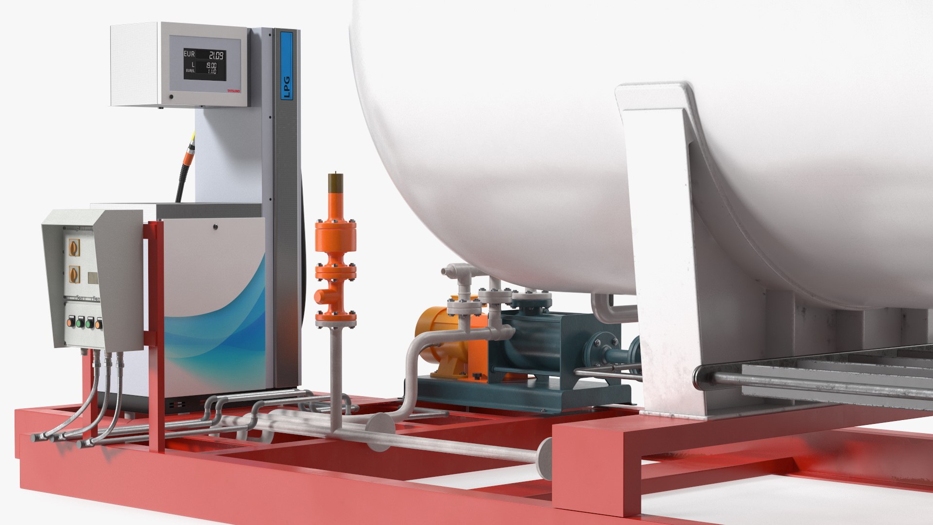 3D LNG Mobile Refueling Station - TurboSquid 1987013