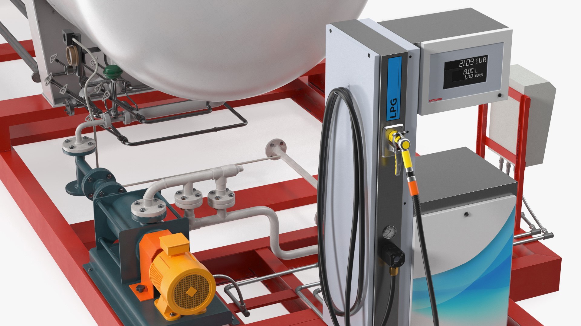 3D LNG Mobile Refueling Station - TurboSquid 1987013