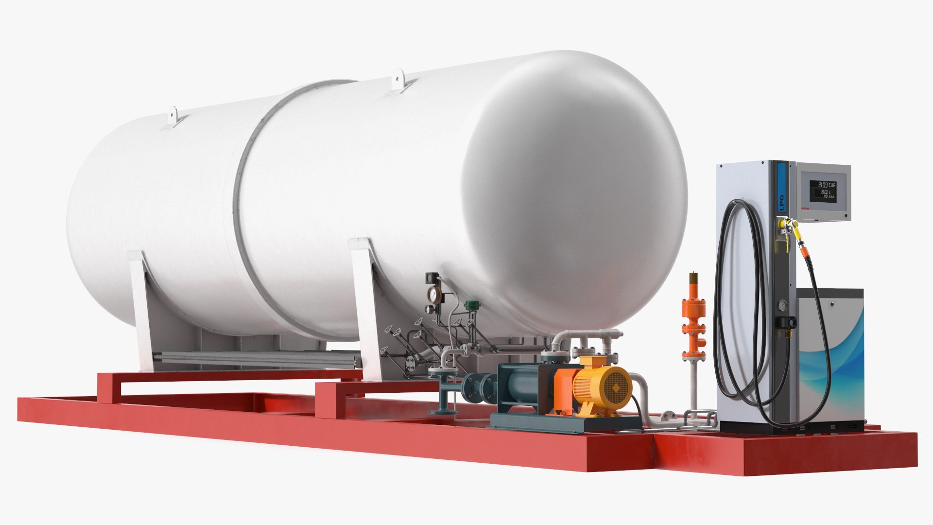 3D LNG Mobile Refueling Station - TurboSquid 1987013