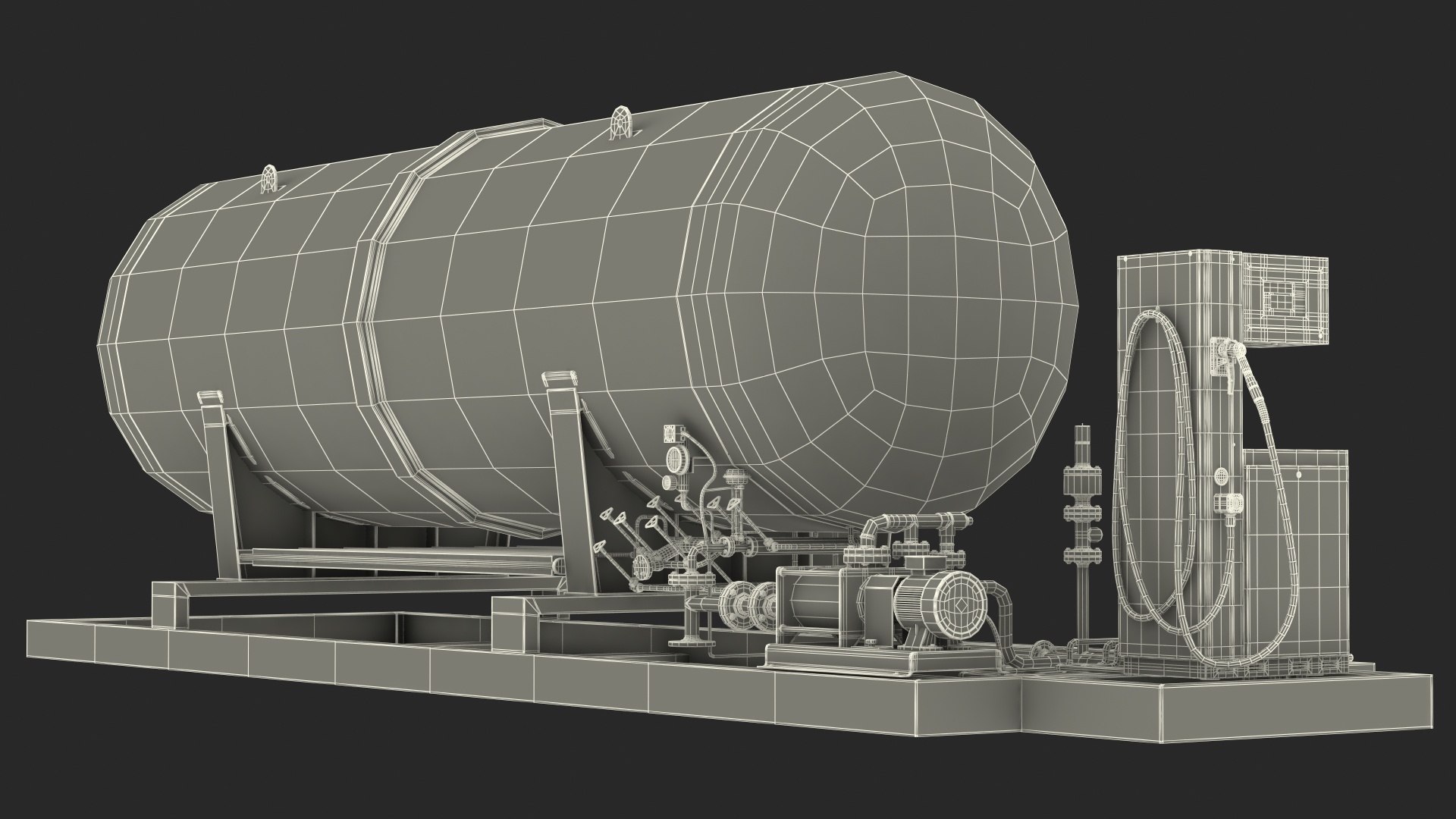 3D LNG Mobile Refueling Station - TurboSquid 1987013