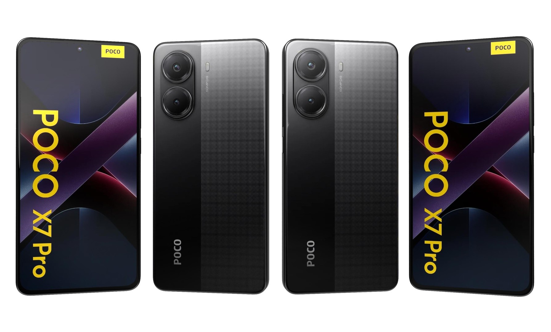 Xiaomi Poco X7 Pro 5G All Colors 3D Model - TurboSquid 2340615