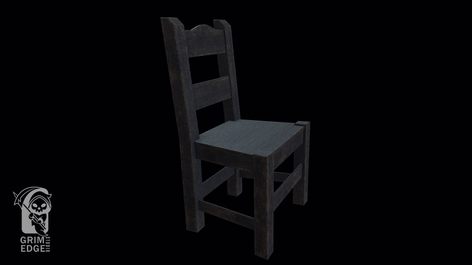 3D Model Medieval Chair - TurboSquid 2312686