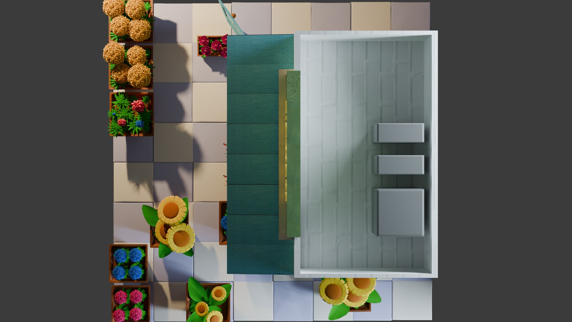 3D Flower Shop - TurboSquid 2288682