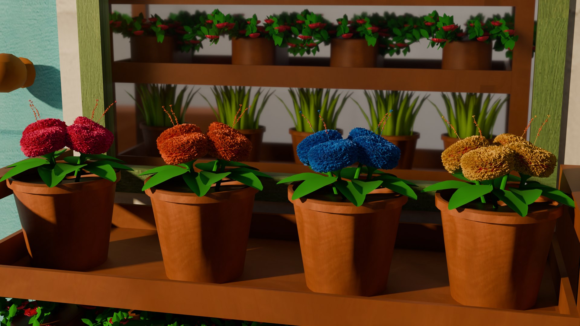 3D Flower Shop - TurboSquid 2288682