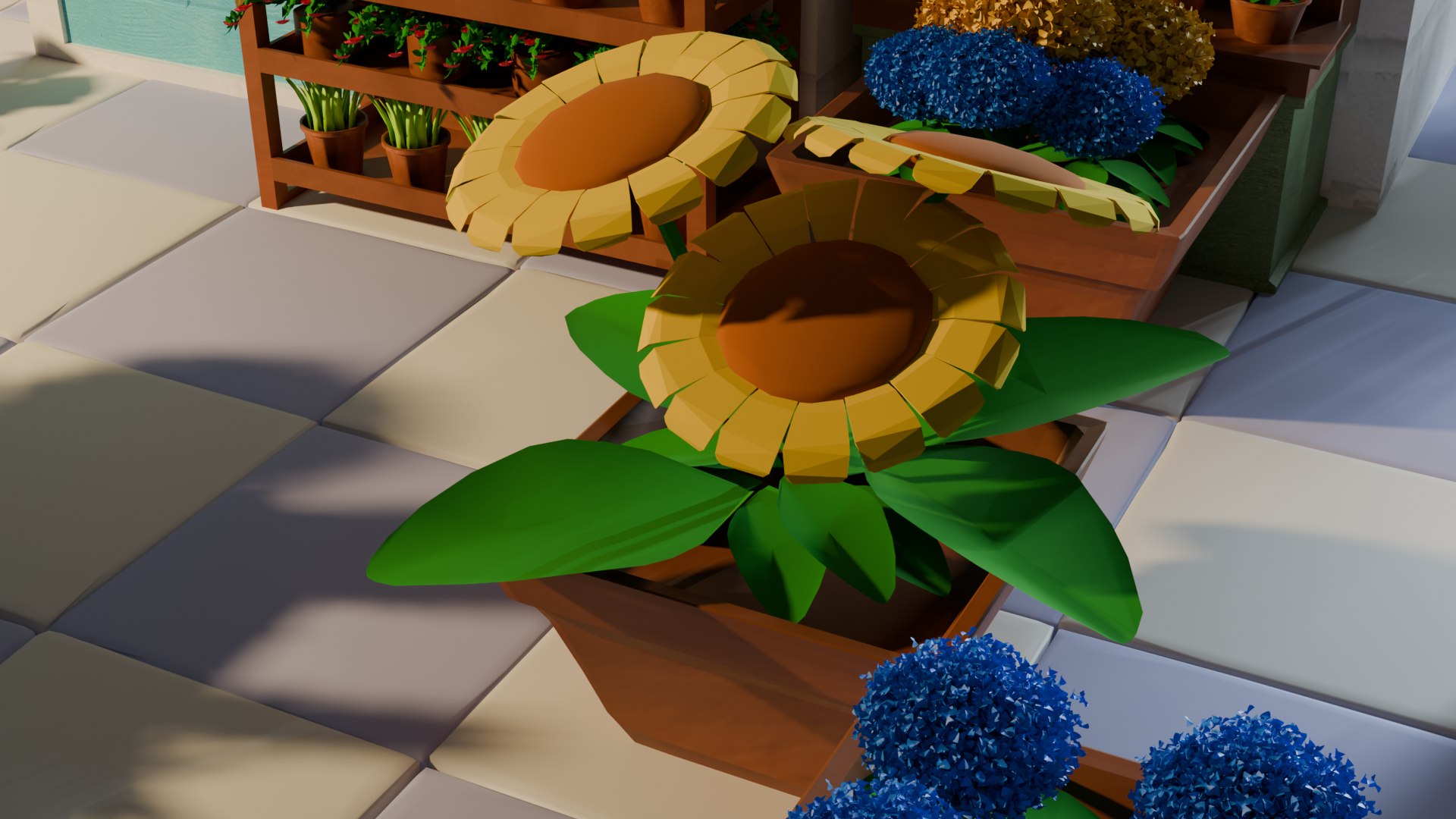 3D Flower Shop - TurboSquid 2288682